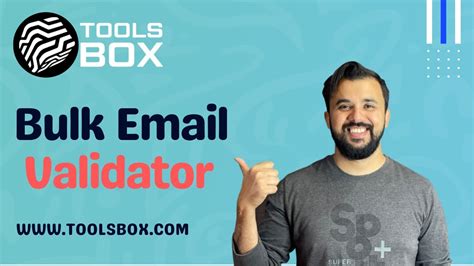 How To Use Bulk Email Validator Toolsboxcom Youtube