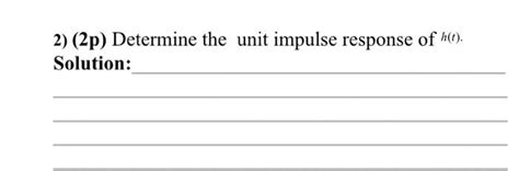 Solved The Input Output Equation Relating The Input Voltage Chegg