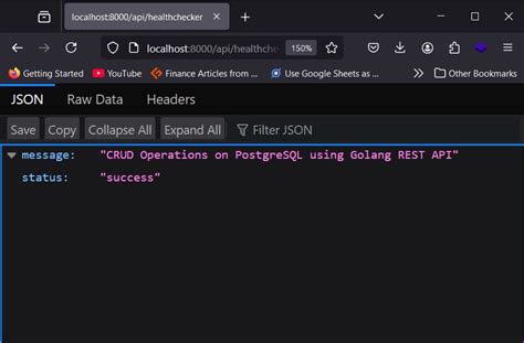 Crud Operations On Postgresql With A Golang Rest Api 2025