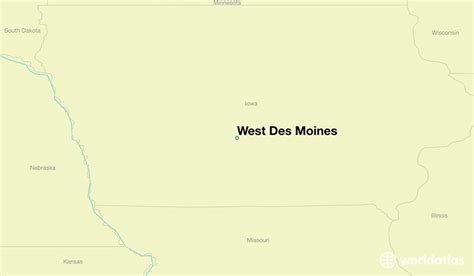 Where Is West Des Moines IA West Des Moines Iowa Map WorldAtlas