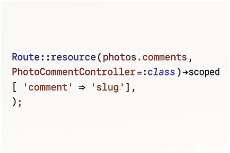 Mastering Scoped Resource Routes In Laravel A Practical Guide By