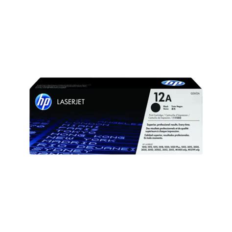 Q2612a Hp 12a Black Original Laserjet Toner Cartridge ตลับหมึกสีดำ