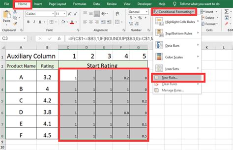 create a five star rating system in microsoft excel my microsoft