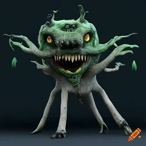 Tree Monster Creature Concept On Craiyon