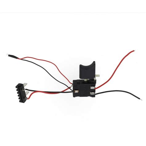 Convenient Electric Drill Dustproof Speed Control Push Button Trigger Switch Dc 21v Cordless