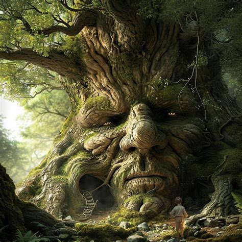 Fantasie Alter Baum Baumgesicht Kostenloses Bild Auf Pixabay