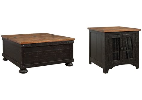 valebeck coffee table with 1 end table