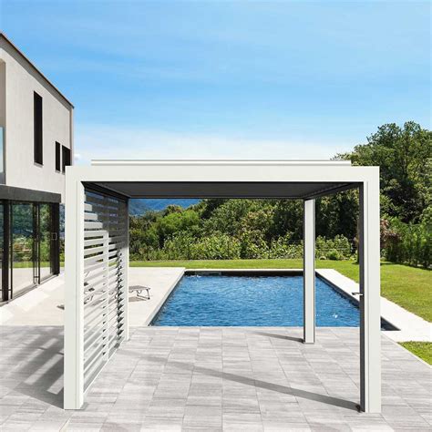 Pergola Plans With Solar Panels New Design Motorized Aluminum Pergola