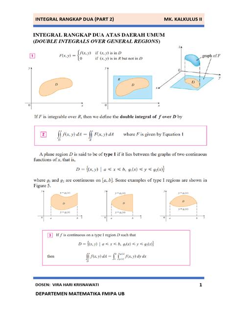 Integral Rangkap Dua Atas Daerah Umum Pdf