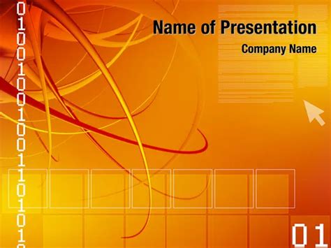Binary Tunnel Powerpoint Templates Binary Tunnel Powerpoint