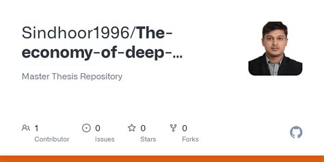 GitHub Sindhoor The Economy Of Deep Learning Software And Infrastructure Master Thesis