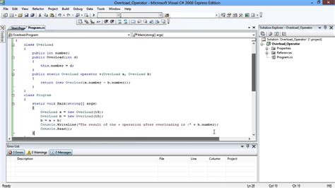 How To Overload Operator In C Youtube