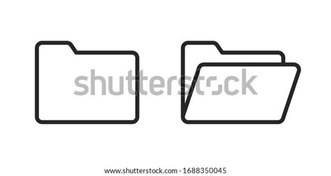 Open And Closed Folder Icon