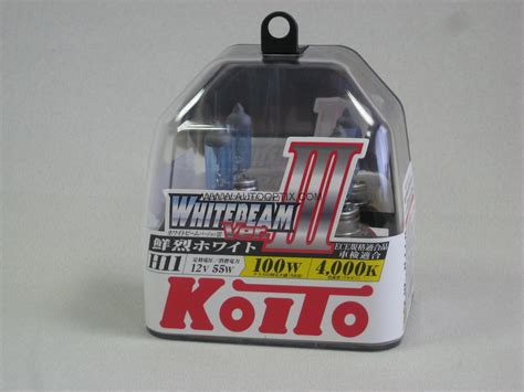 Автолампа Koito, H11 55w (100w) PGJ19-2 Whitebeam III 4000K, 12v, 2шт ...