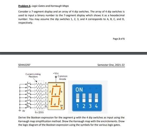 Solved Problem 4 Logic Gates And Karnaugh Maps Consider A