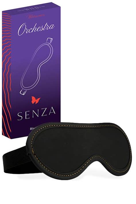 Wild Secrets Senza Vegan Leather Blindfold Adult Toys