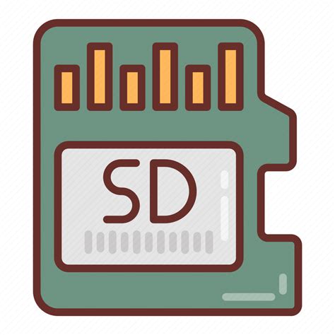 Sd Card Storage Memory External Device Icon Download On Iconfinder