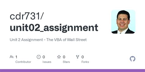 Unit02 Assignment Unit02 Assignment Code CDR V1 Vbs At Master Cdr731
