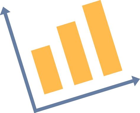 Purple Gradient Bar Graph Showing Negative Trend Vector Image