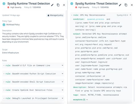 Introducing Managed Policies For Sysdig Secure Sysdig