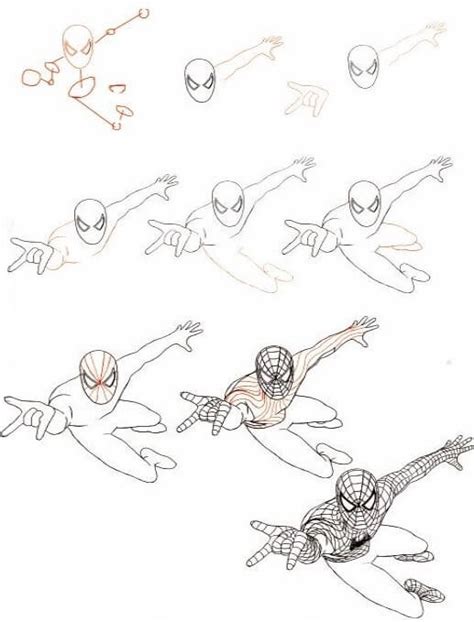 Easy And Cute Spider Man Drawing Ideas Drawing Photos