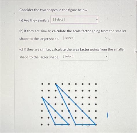 Solved The First Drop Down Boxes Options Are The Shapes