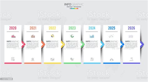 7 단계의 타임 라인 인포 그래픽 벡터는 워크 플로 레이아웃 다이어그램 연례 보고서 웹 디자인에 사용할 수 있습니다 0명에 대한 스톡 벡터 아트 및 기타 이미지 Istock
