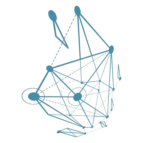 Premium Vector Abstract Geometric 3d Faceted Object Modern Digital Technology And Science