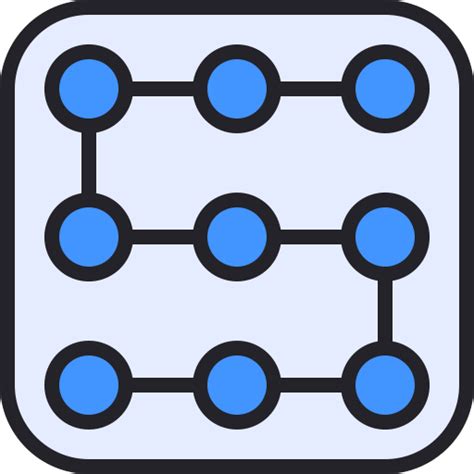 Lock Pattern Generic Outline Color Icon