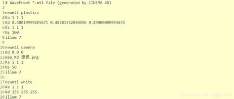 Obj文件、mtl文件结构说明obj Mtl Csdn博客 Obj文件、mtl文件结构说明obj Mtl Csdn博客