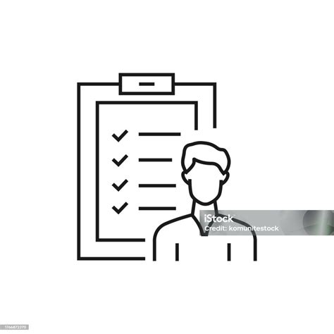 전문 지식 라인 아이콘 벡터 일러스트 레이 션입니다 로고 모바일 앱 웹사이트 Ui Ux 기호 기호에 대한 아이콘 디자인 0명에 대한 스톡 벡터 아트 및 기타 이미지 Istock