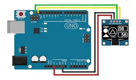Display Oled 0 96 Azul Gráfico I2c 128x64 Arduino Raspberry R 35 Em