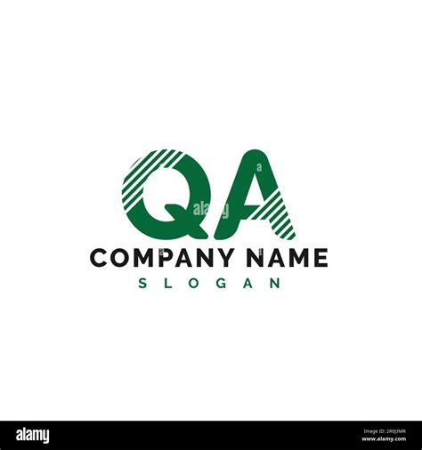 QA Letter Logo Design QA Letter Logo Vector Illustration Vector Stock Vector Image Art Alamy