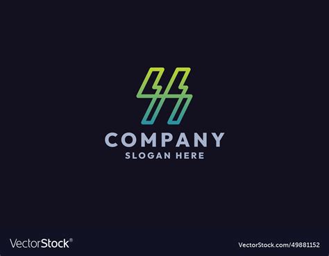 Logo Hypertek Royalty Free Vector Image Vectorstock