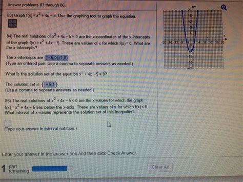 Solved Graph Fx X2 4x 5 Use The Graphing Tool To