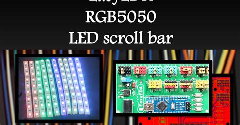 Easyeda Rgb5050 Led Scroll Bar