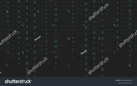 Falling Zero One Digital Binary Code Stock Vector Royalty Free 2301810371 Shutterstock