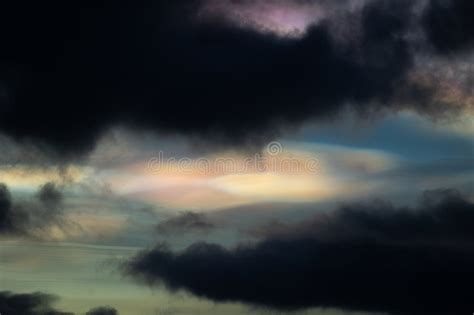 A Rare Polar Stratospheric Cloud Display In The Winter Skies In Norway