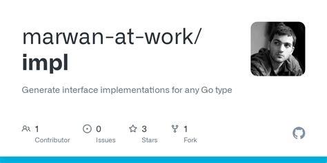Github Marwan At Workimpl Generate Interface Implementations For