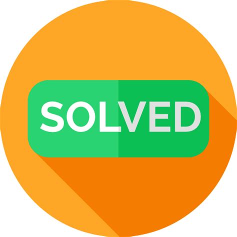 Free Icon Solved