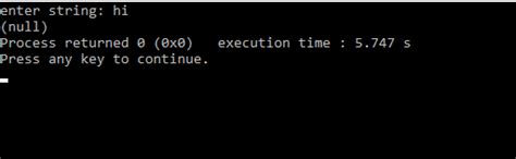 Why Am I Getting Null After Scanf Stack Overflow