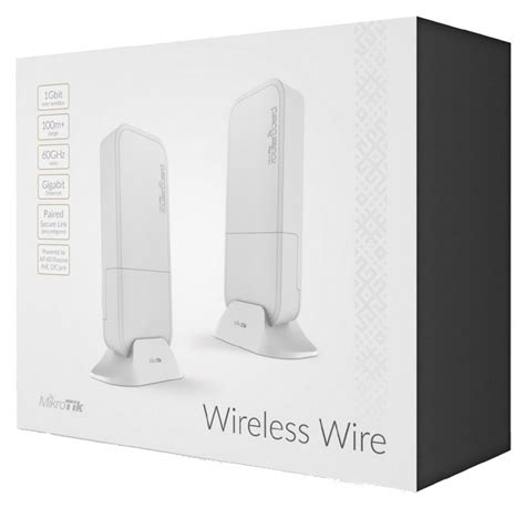 MikroTik Wireless Wire Gbps GHz Wireless Bridge Kit Pre Configured Point To Point PTP And