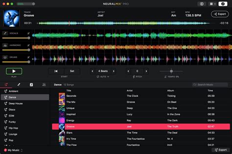 Algoriddim Launches Neural Mix Pro A New Mac App For AI Based Music Editing