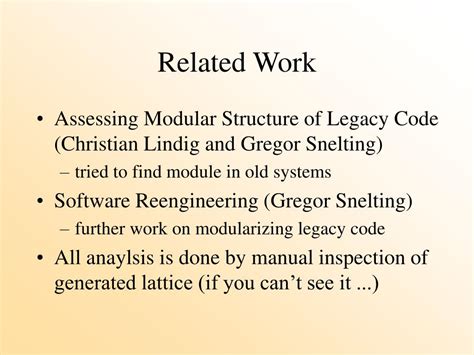 PPT Formal Concept Analysis Of Procedure Call Relations PowerPoint Presentation ID