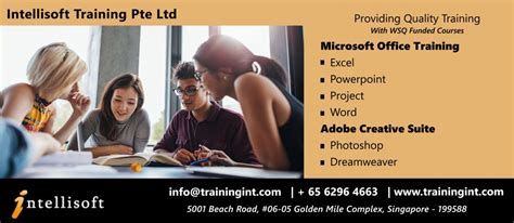 Intellisoft Training Learn Excel Photoshop Wordpress Python In Singapore