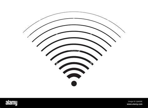 Wi Fi Symbol Signal Connection Vector Wireless Internet Technology Sign Wifi Network