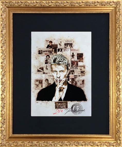 Thomas Jankowski David Bowie Gerahmt Galerie Hunold