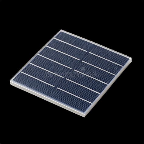Polycrystalline Solar Cell Converting Sunlight Into Electricity On