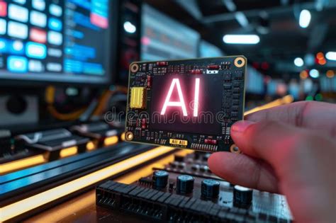 Ai Brain With Glowing Neural Network And Digital Elements Stock Illustration Illustration Of