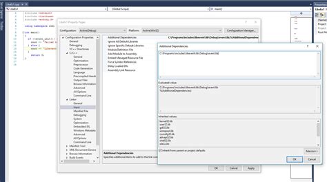 c libevent как её прилинковать к проекту под windows stack overflow на русском